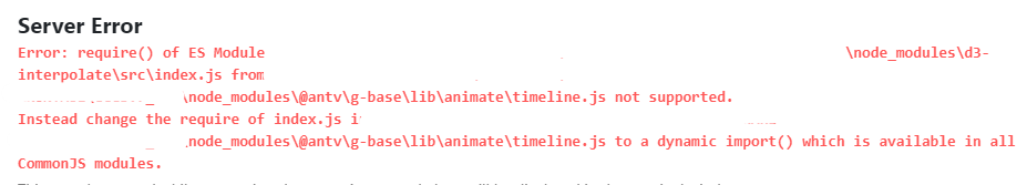 🐛 Bug Error Errrequireesm Require Of Es Module Nextjs Typescript Timelinejs To A