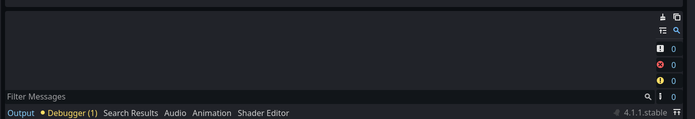 Output window doesn't scroll · Issue #82041 · godotengine/godot · GitHub