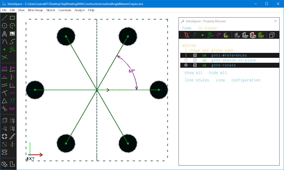 How to constraint step-rotation (polar array) by symmetry? · Issue ...