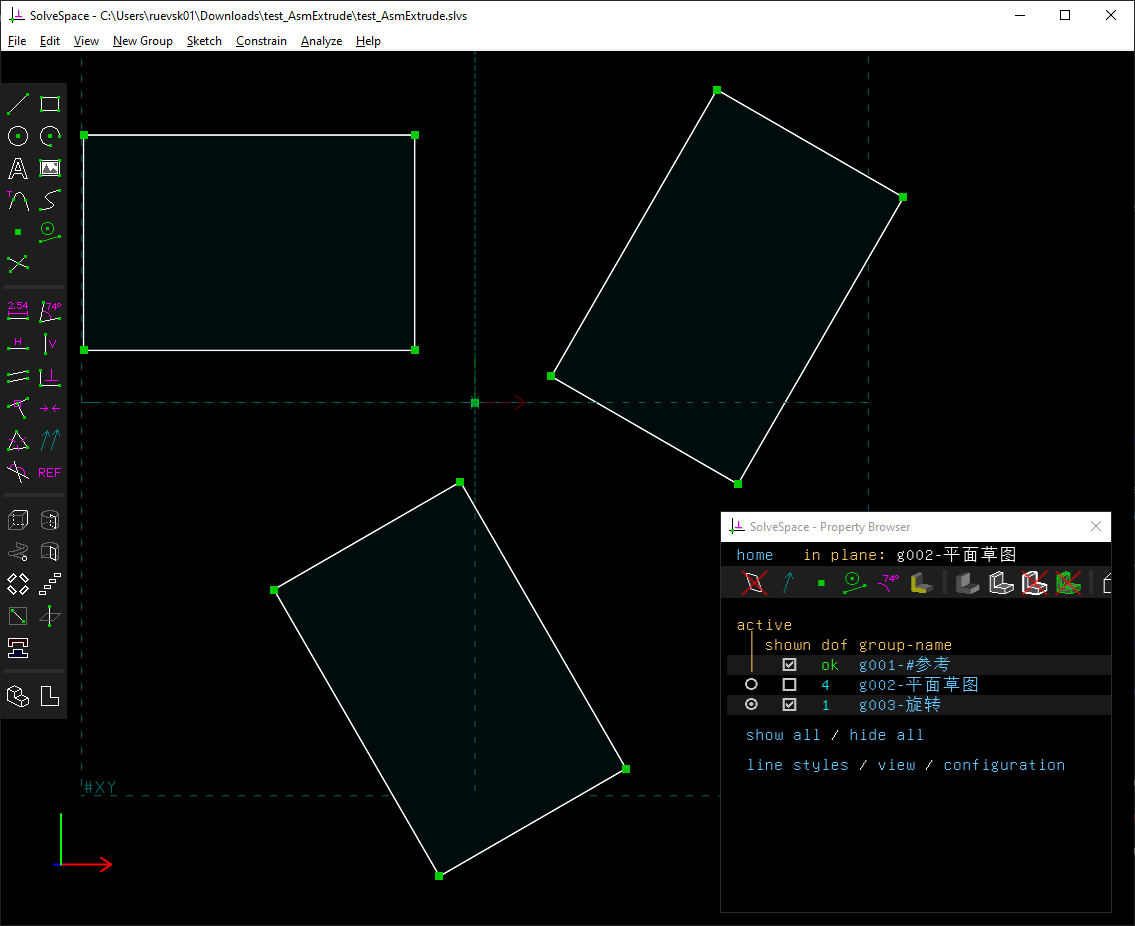 Can T Extrude A Step Rotated Linked Sketch · Issue 1373 · Solvespace Solvespace · Github