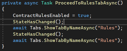 Tabs: Disabled tabs are not activated after ShowTab*-request · Issue ...
