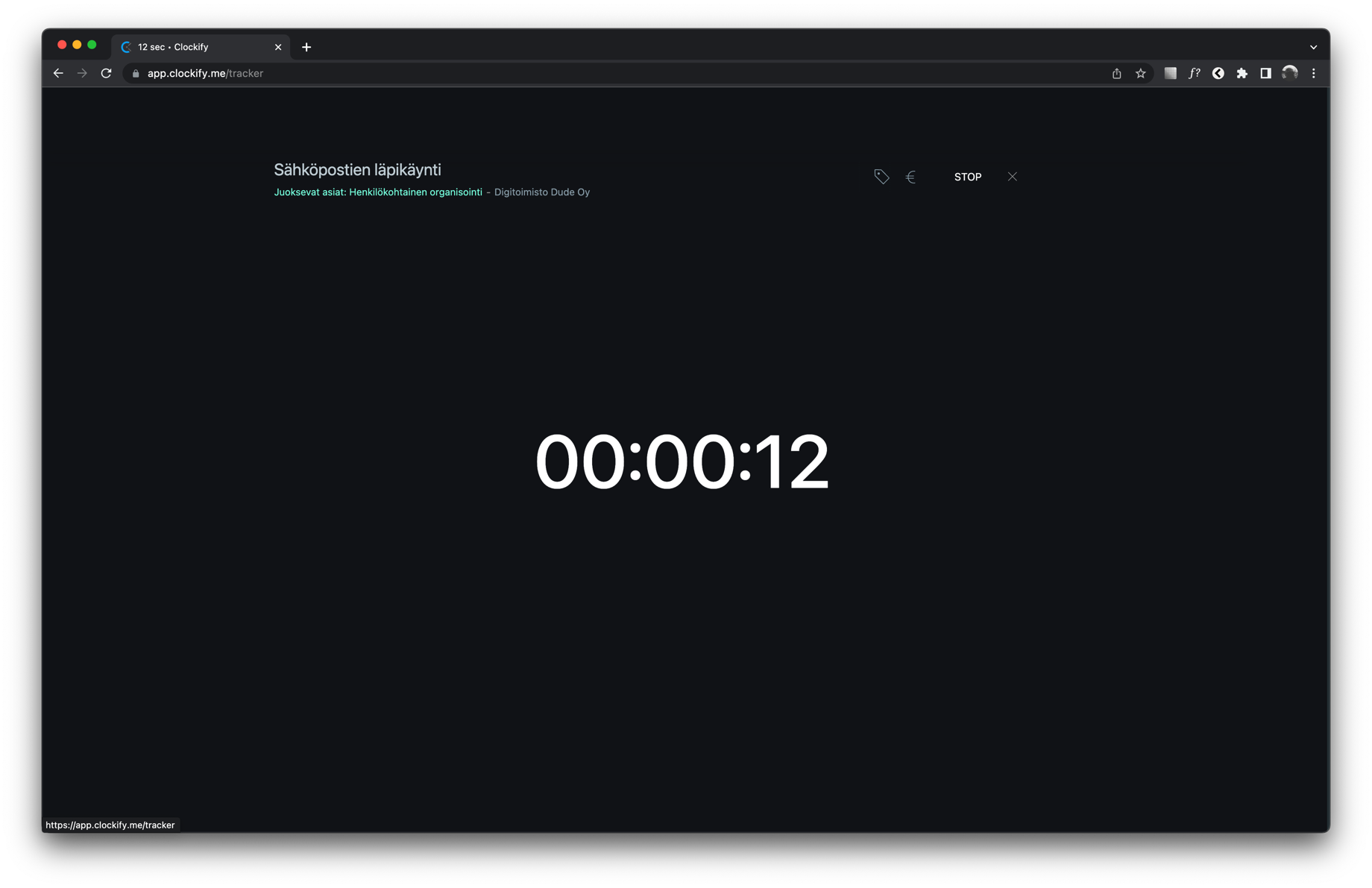 GitHub - ronilaukkarinen/clockify-focus-timer: A CSS modification for Clockify. This makes the ...