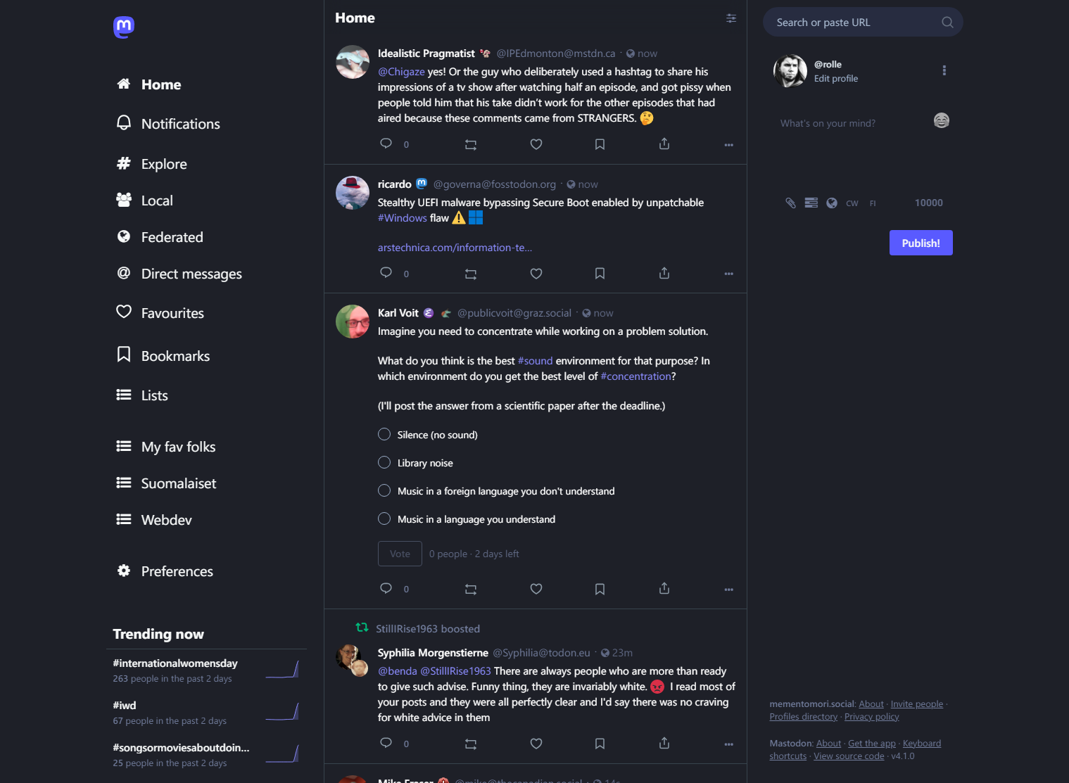 GitHub - softwarehistorysociety/mastodon-twitter-ui: Mastodon, but strongly inspired by Twitter.