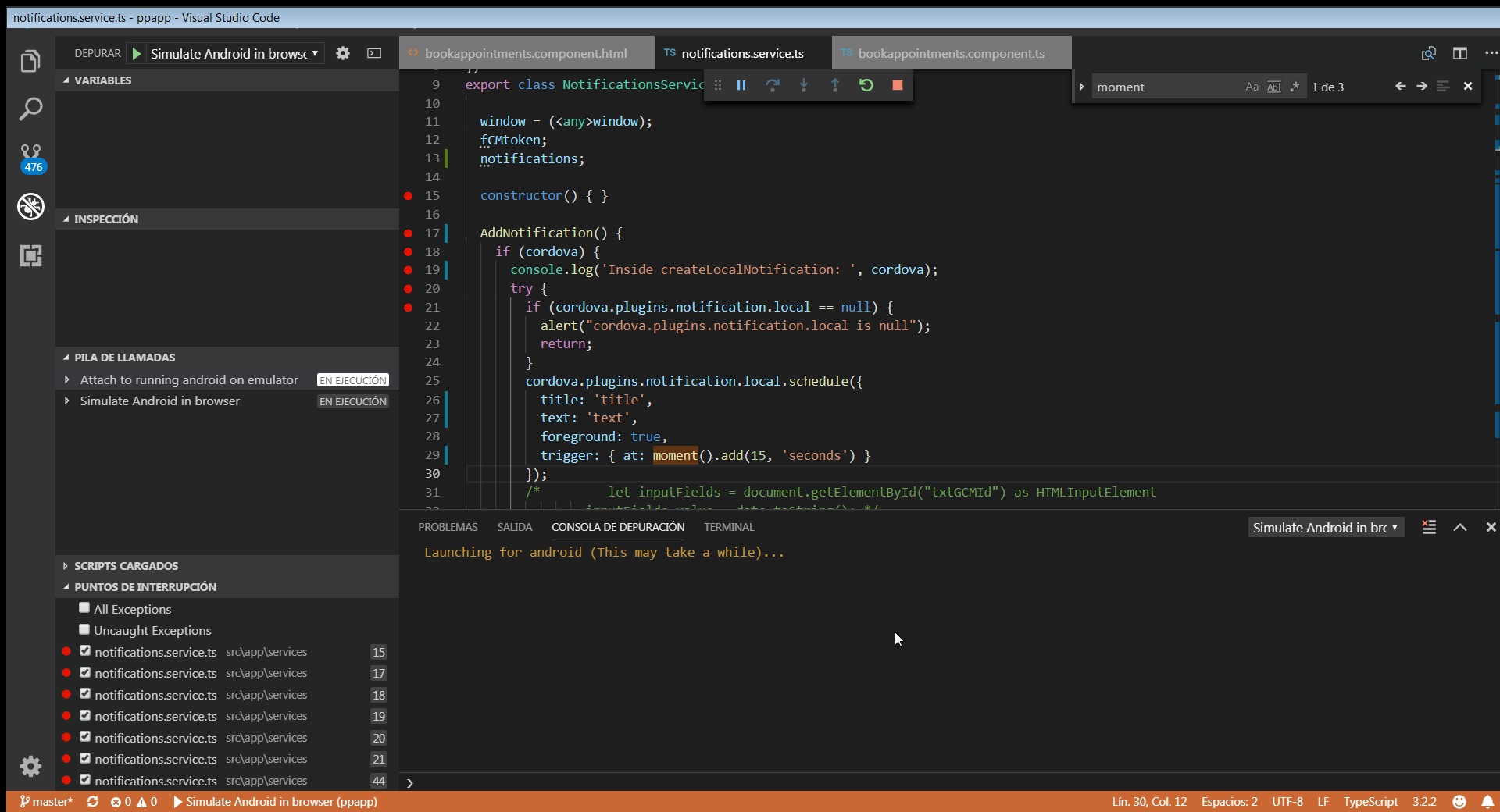 Error when trying to launch Simulate Android in browser · Issue #470 · microsoft/vscode-cordova ...