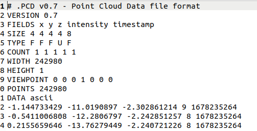 Writepointcloud Save Timestamp With Int But Nop Float64 · Issue 6258 · Isl Org 