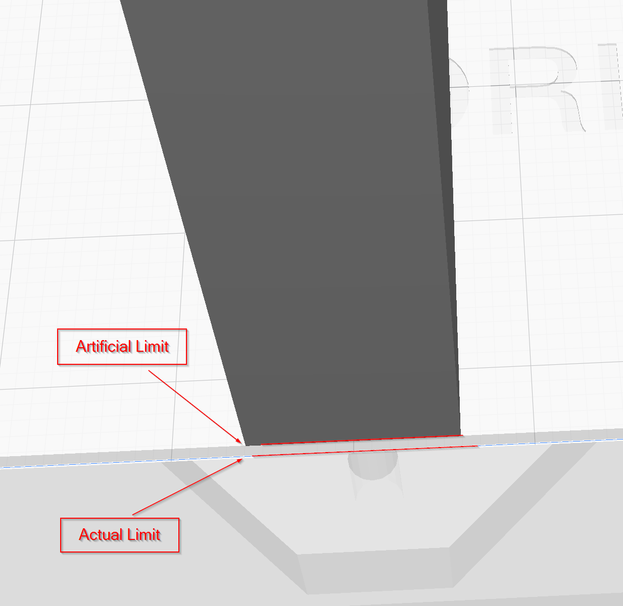 Maximum X and Y axis usage limited by Travel Avoid Distance and Build ...