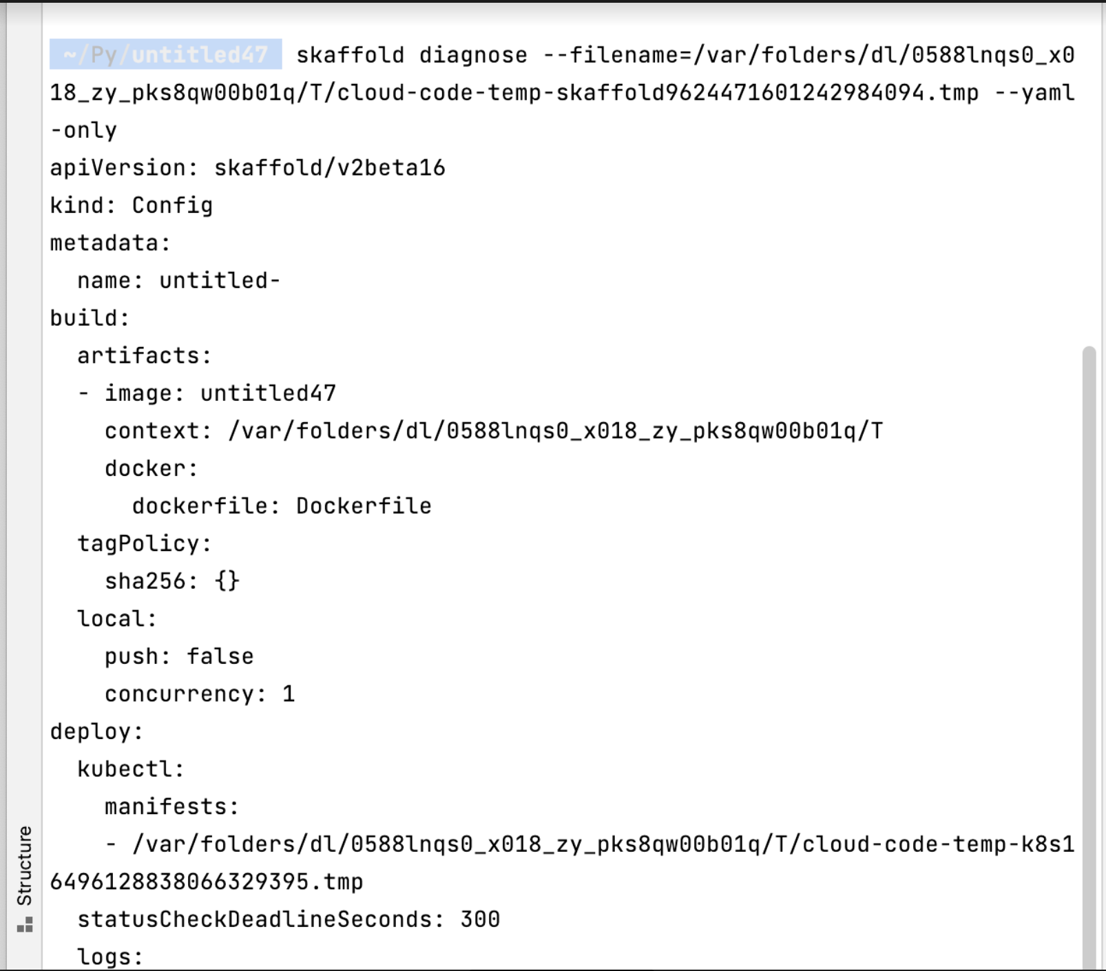 skaffold diagnose is broken for CR debug workflow. · Issue #5898 · GoogleContainerTools/skaffold ...