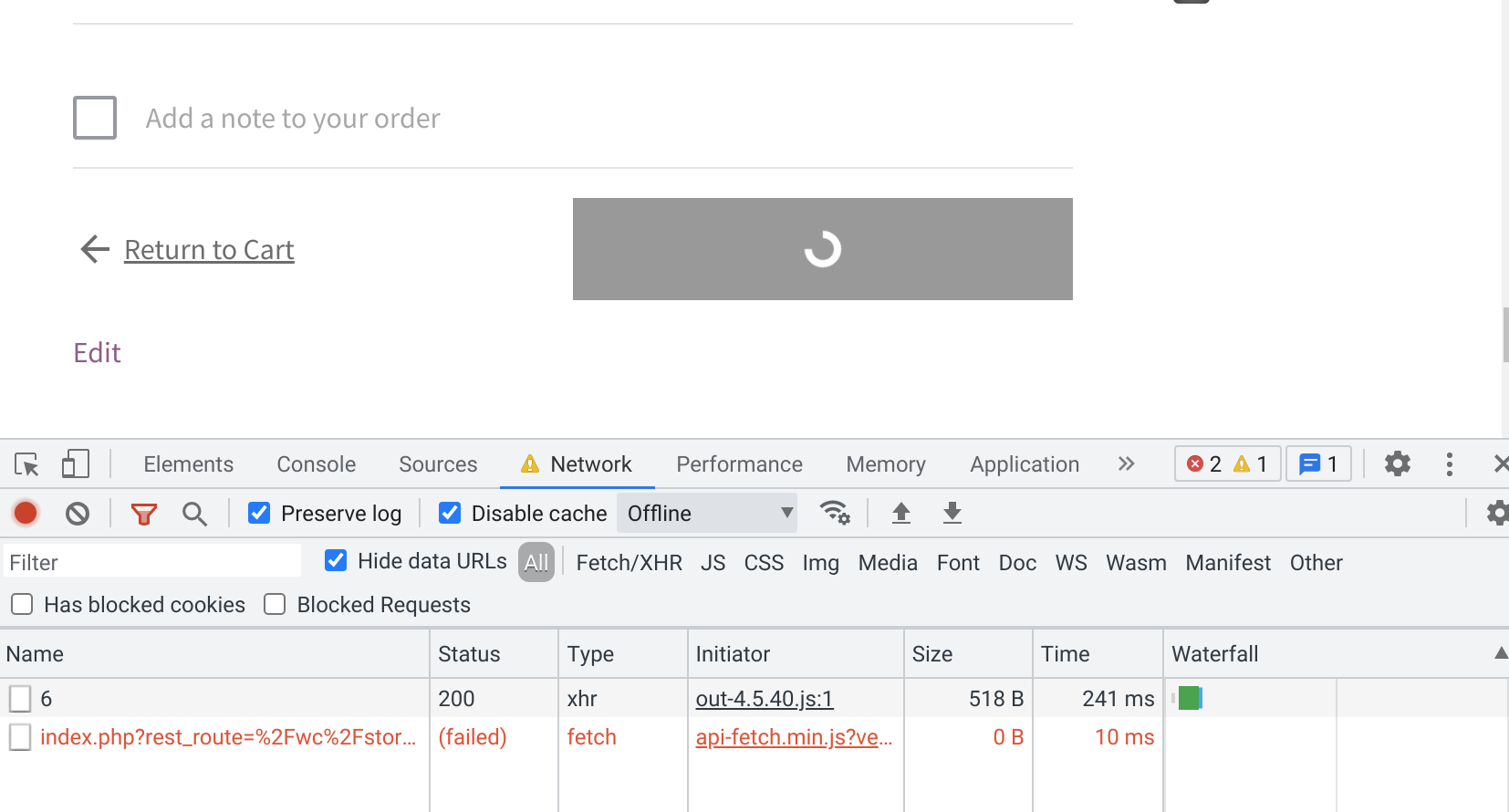 Blocks checkout shows infinite loading on ajax failure · Issue #4894 · woocommerce/woocommerce ...