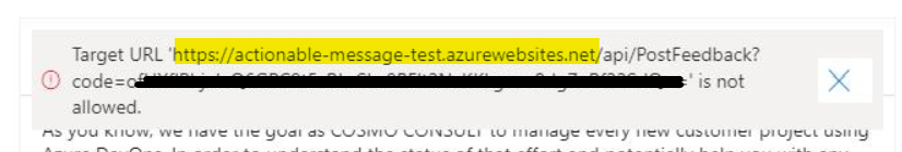 Target URL is not allowed although set in the OAM provider · Issue #855 · OfficeDev/outlook-dev ...
