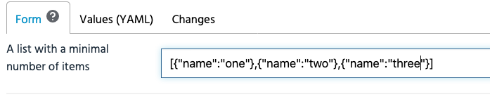 Support for array variables · Issue #1715 · vmware-tanzu/kubeapps · GitHub