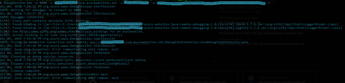 Error Comunicating With Remote · Issue 2 · Azureazure Websites Java Remote Debugging · Github
