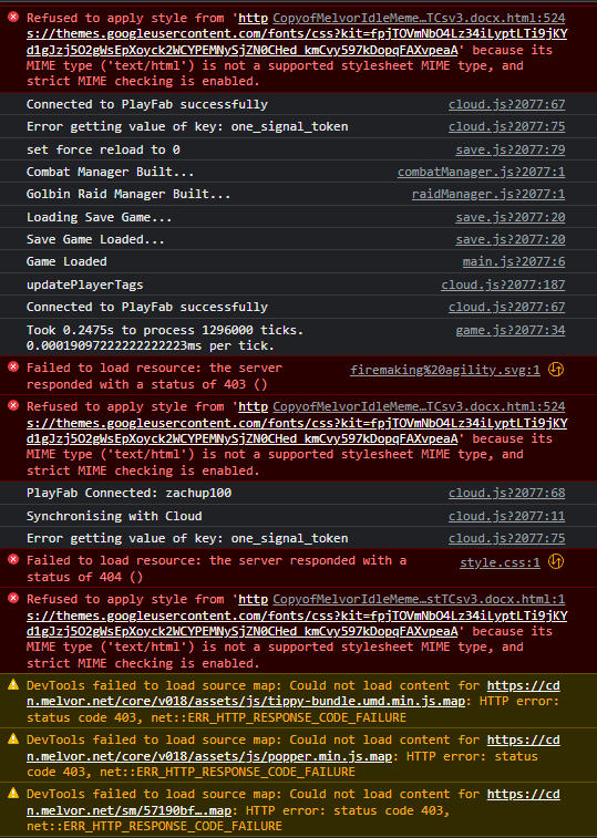 [Bug]: Offline progress with Marks · Issue #2595 · MelvorIdle/melvoridle.github.io · GitHub