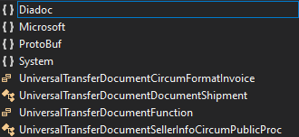 DocumentShipments, 2 класса и 2 перечисления вне namespace · Issue #842 · diadoc/diadocsdk ...