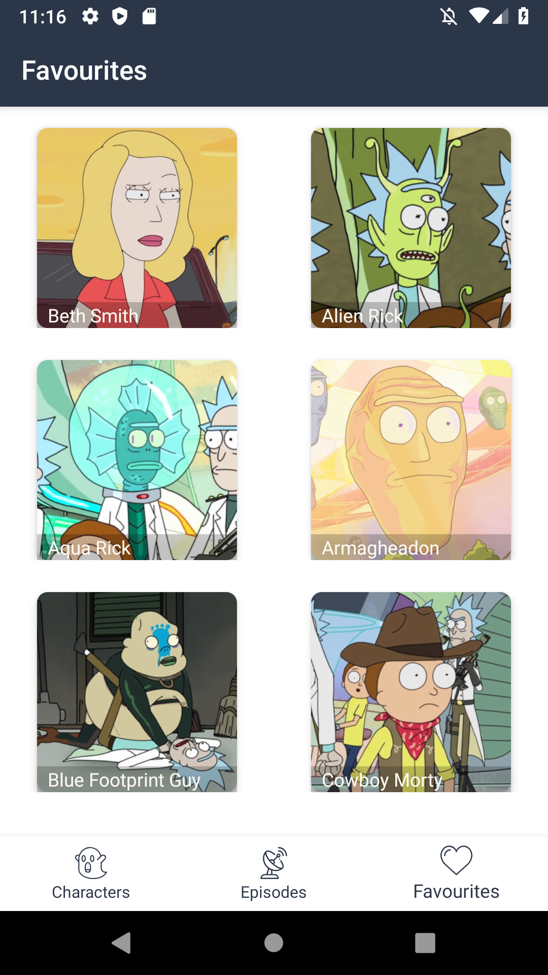 GitHub - Marannix/RickAndMorty: Using MVVM/MVI architecture, ViewModel, Navigation, Room, Lottie ...