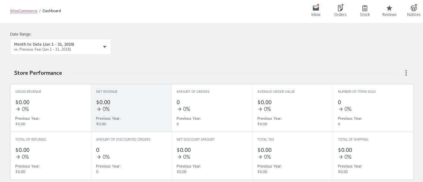 Dashboard Not Showing Any Data · Issue 1441 · Woocommerce Woocommerce Admin · Github