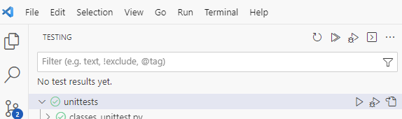 Testing panel reports 
