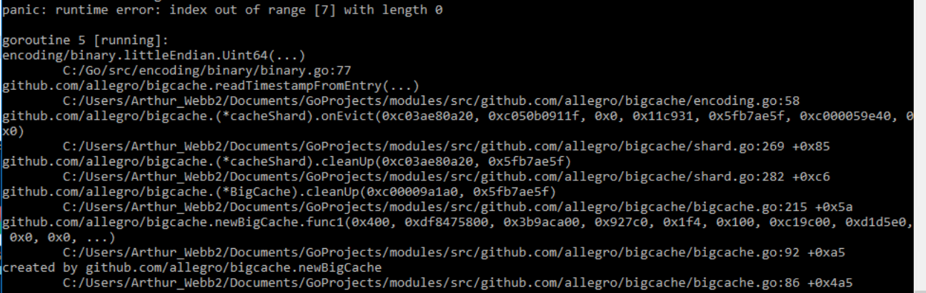 Panic Runtime Error Index Out Of Range 7 With Length 7 · Issue 254