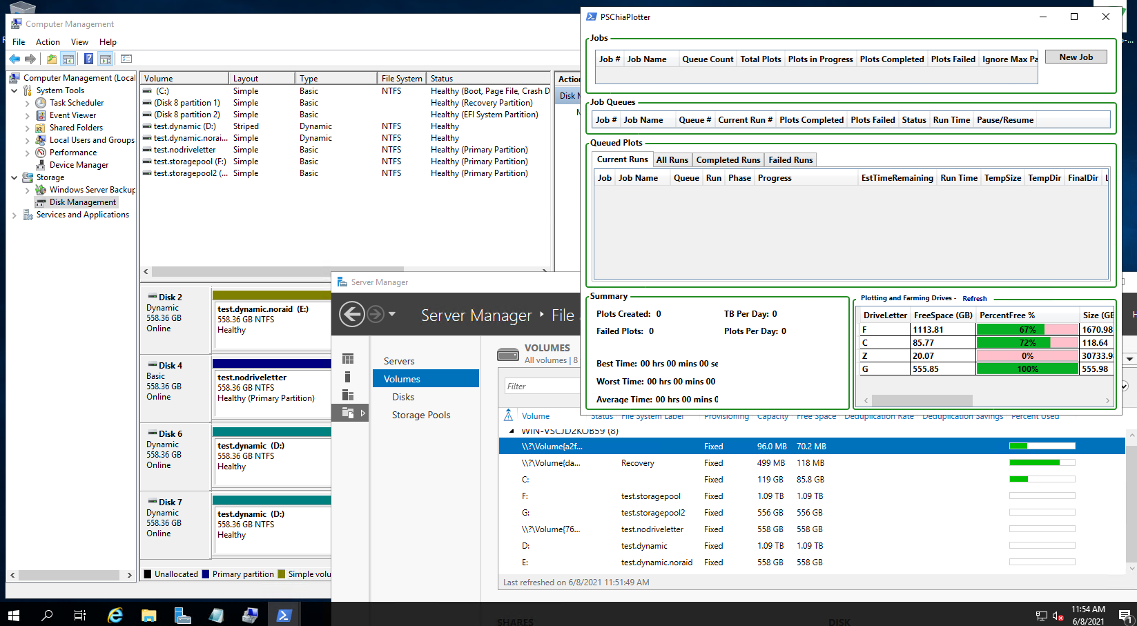 Temp Drive (two 2TB NVME running in Raid 0) is not showing up in the Directories section · Issue ...