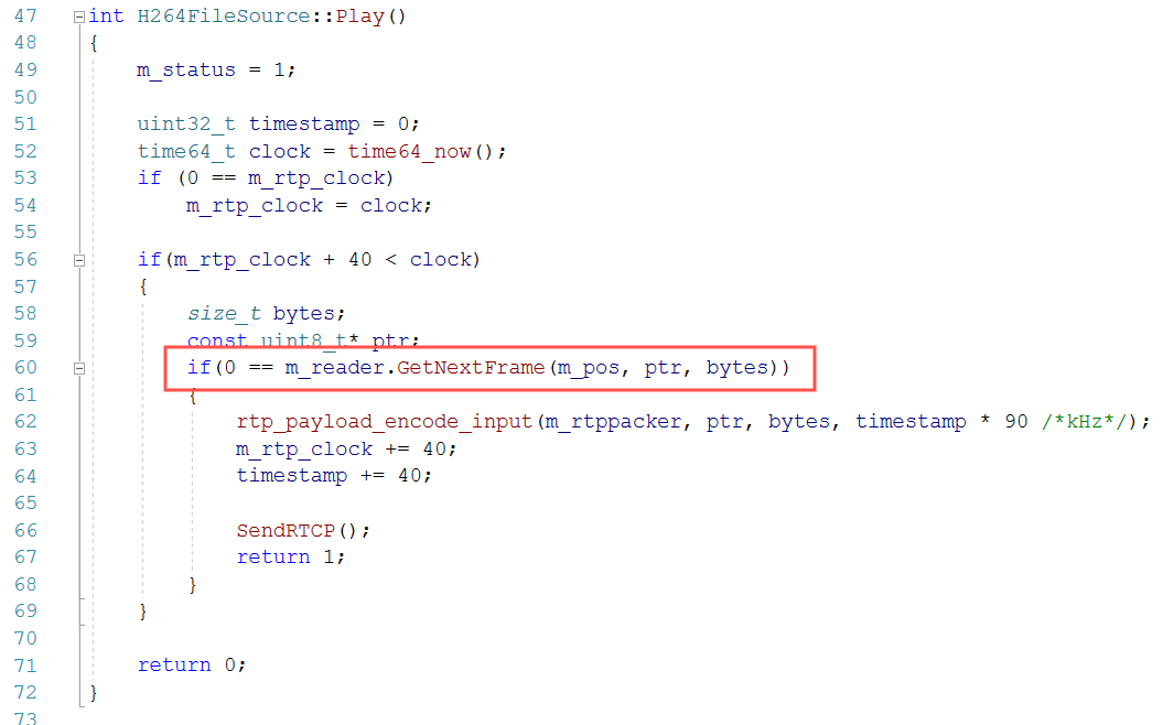 How to use this code for sending H.264 file through RTP over UDP? · Issue #72 · ireader/media ...