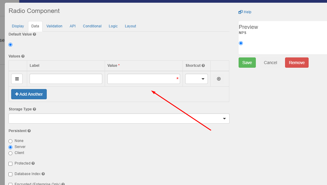 [Question] Create new element with different options · Issue #384 · formio/react · GitHub