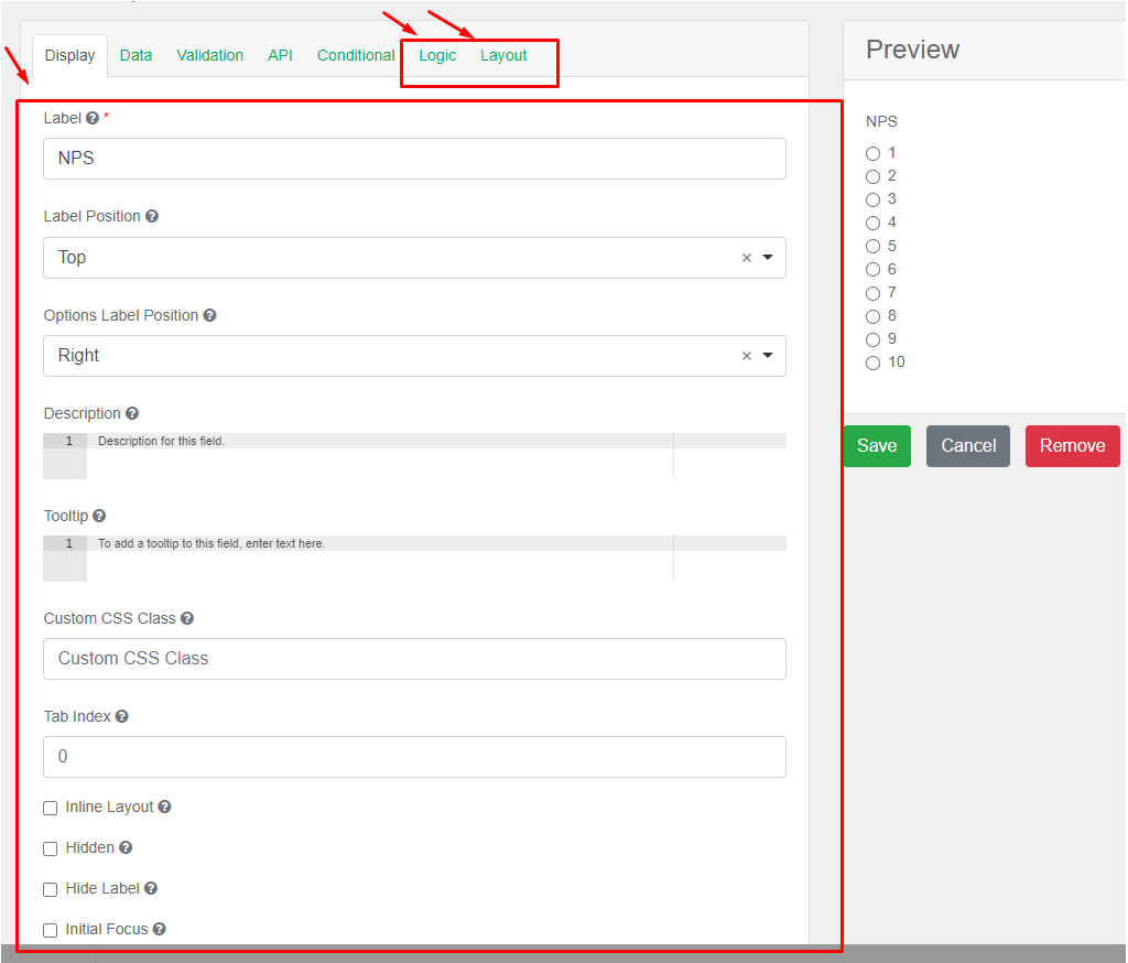 [QUESTIONS] Component Settings Hide Section · Issue #4508 · formio/formio.js · GitHub