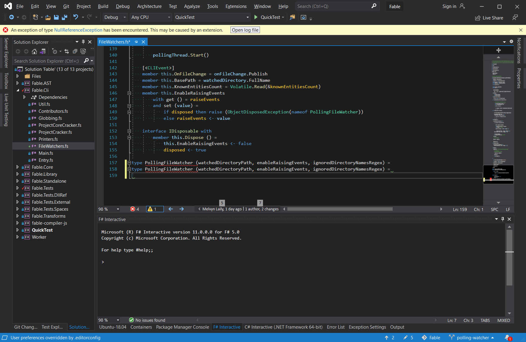 Pasting an incomplete class definition duplicates the line and displays ...