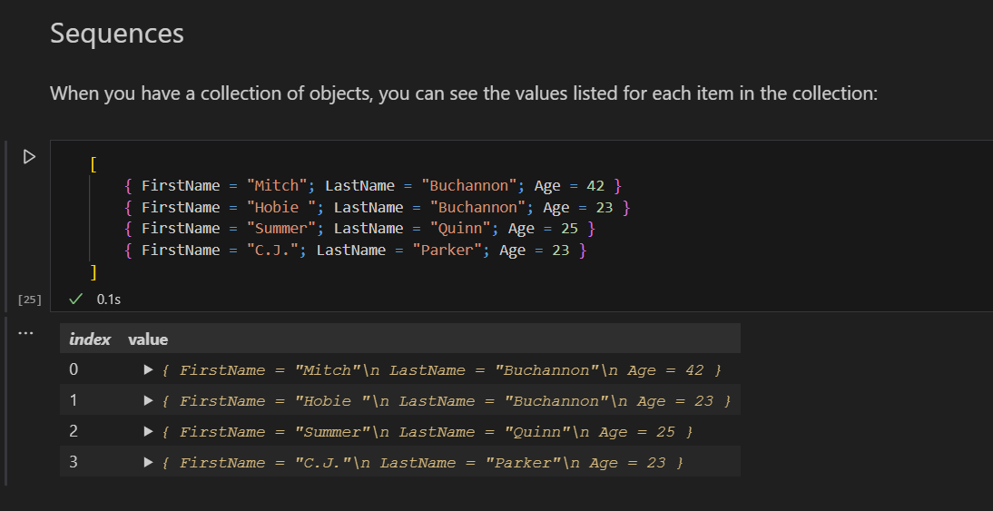 How Do I Get A Table Output · Issue 3085 · Dotnetinteractive · Github