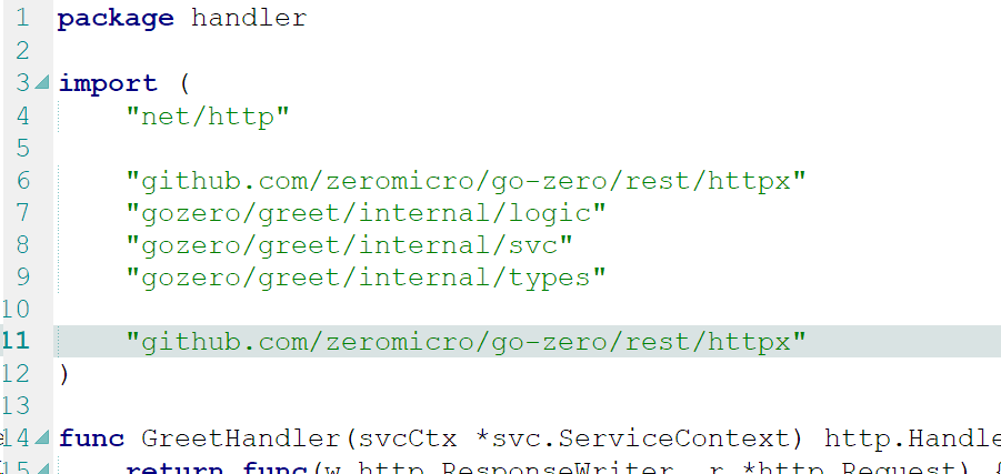 go-zero@v1.3.9 The generated xxxhandler.go references httpx twice! /go-zero@v1.3.9 生成的 ...