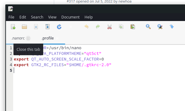 Mousepad missing close icons on tabs · Issue #363 · shimmerproject ...