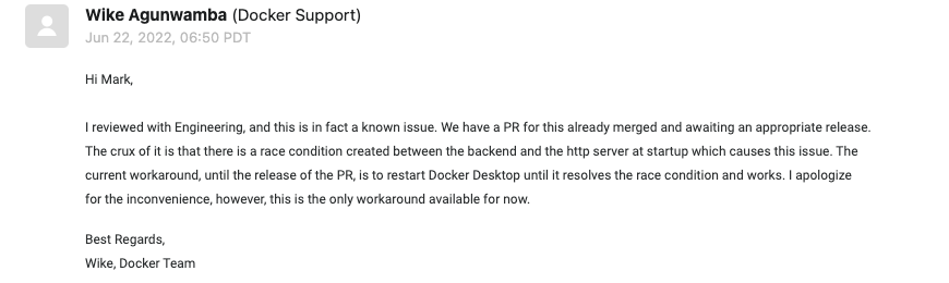 Fatal Error on startup · Issue #6371 · docker/for-mac · GitHub