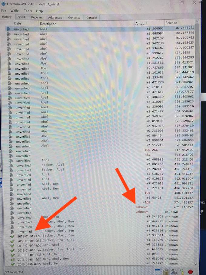 Electrum 2.4.1 error: TX rejected · Issue #293 · vergecurrency/verge · GitHub
