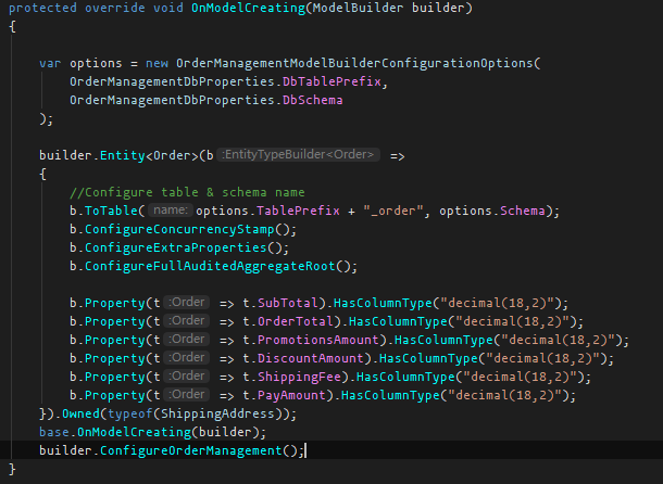 abp v2.0.0,when FullAuditedAggregateRoot use owned entity types(ValueObject), Efcore throw error ...