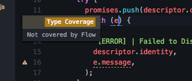 Doesn't check the type of an exception · Issue #2470 · facebook/flow ...