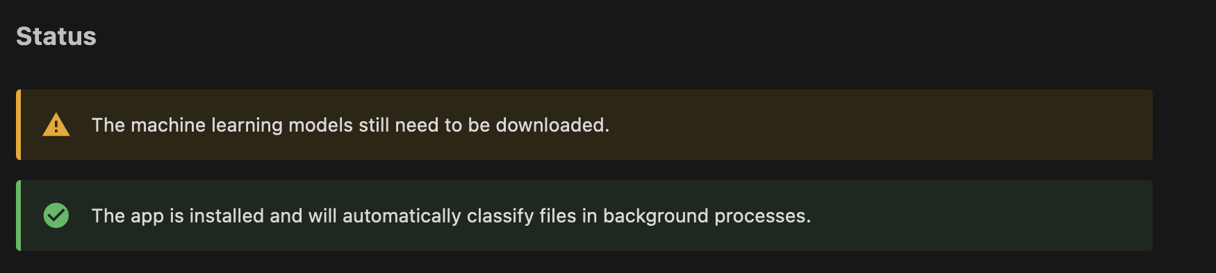 Classifier process output: sh: exec: line 0: /var/www/html/custom_apps/recognize/bin/node: not ...