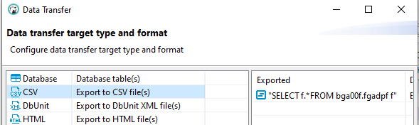 DB2 CSV Export - header with field description metadata · Issue #12220 · dbeaver/dbeaver · GitHub