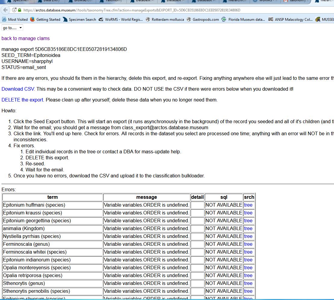add [unassigned] Caenogastropoda as an Order · Issue #1321 · ArctosDB/arctos · GitHub