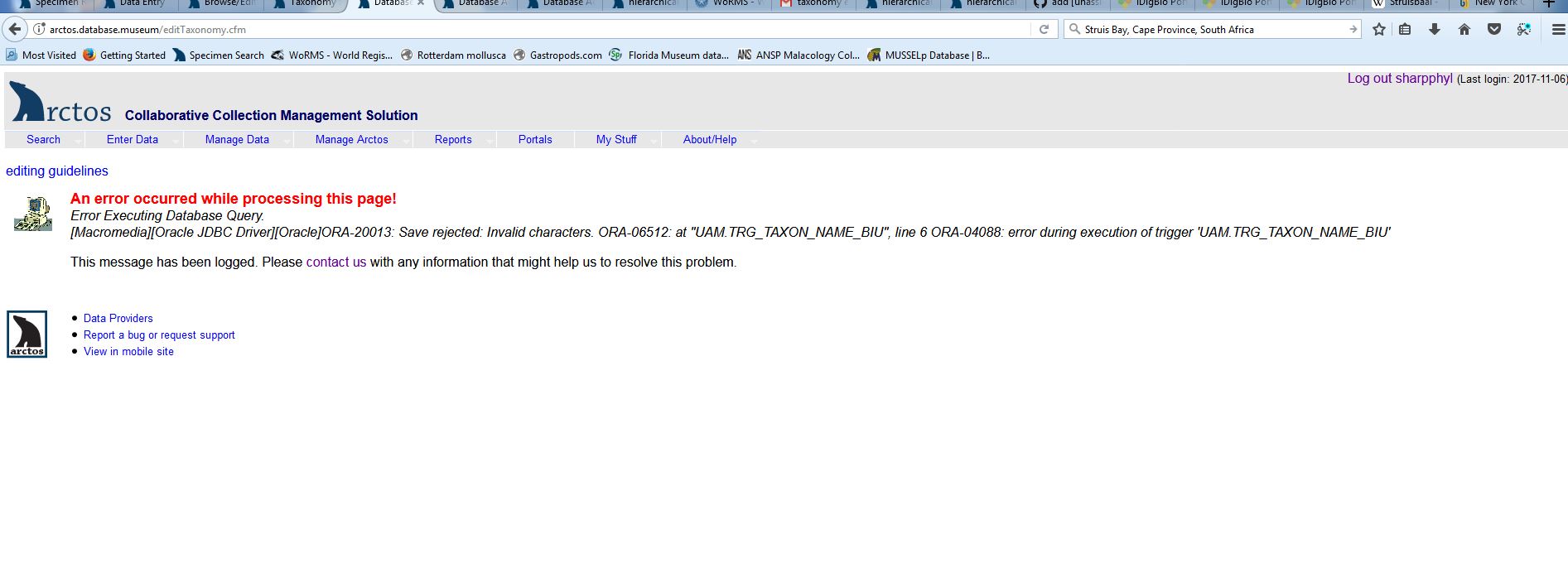 add [unassigned] Caenogastropoda as an Order · Issue #1321 · ArctosDB/arctos · GitHub