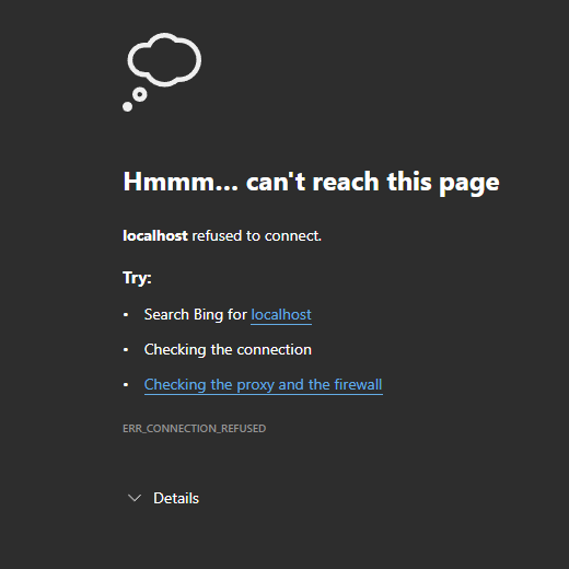 LaunchSettings "publishAllPorts": true results in ERR_CONNECTION_REFUSED in browser · Issue #326 ...