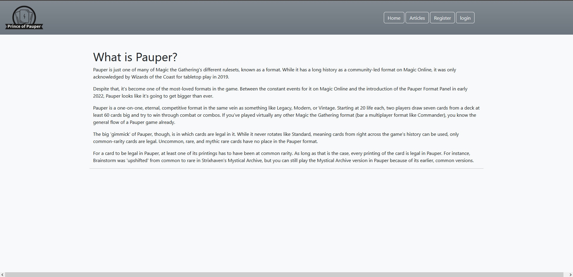 GitHub - Muzzius/Prince-of-Pauper