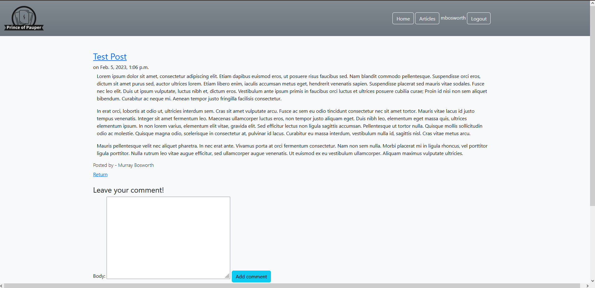 GitHub - Muzzius/Prince-of-Pauper