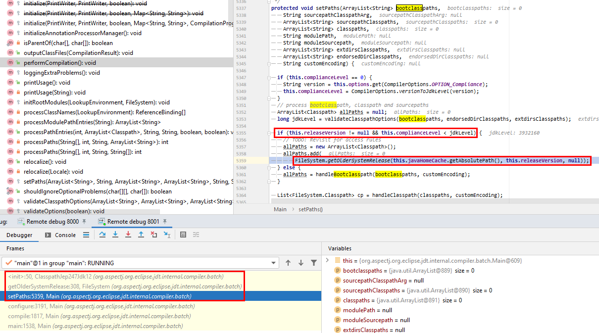 AJC compilation with `--release` is not working · Issue #70 · eclipse-aspectj/aspectj · GitHub