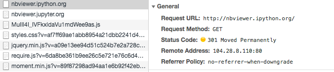 [Jupyter] Raise 301s · Issue #312 · jupyter/nbviewer · GitHub