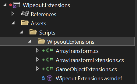 Adjust namespaces is wrong for asmdefs · Issue #2390 · JetBrains/resharper-unity · GitHub