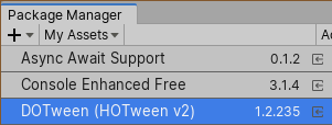 Unity's Package Manager is not able to fetch last version · Issue #362 · Demigiant/dotween · GitHub