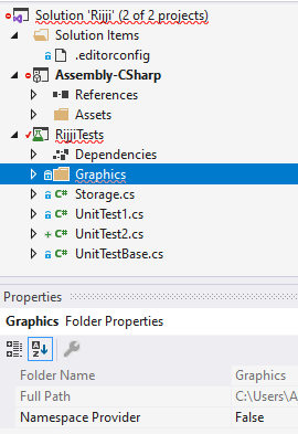 Namespace does not correspond to file location · Issue #1929 · JetBrains/resharper-unity · GitHub
