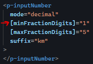 p-inputNumber: maxFractionDigits and suffix doesn't work together when minFractionDigits is not ...