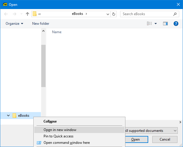 Add right-click menu option to open containing folder · Issue #911 · sumatrapdfreader/sumatrapdf ...