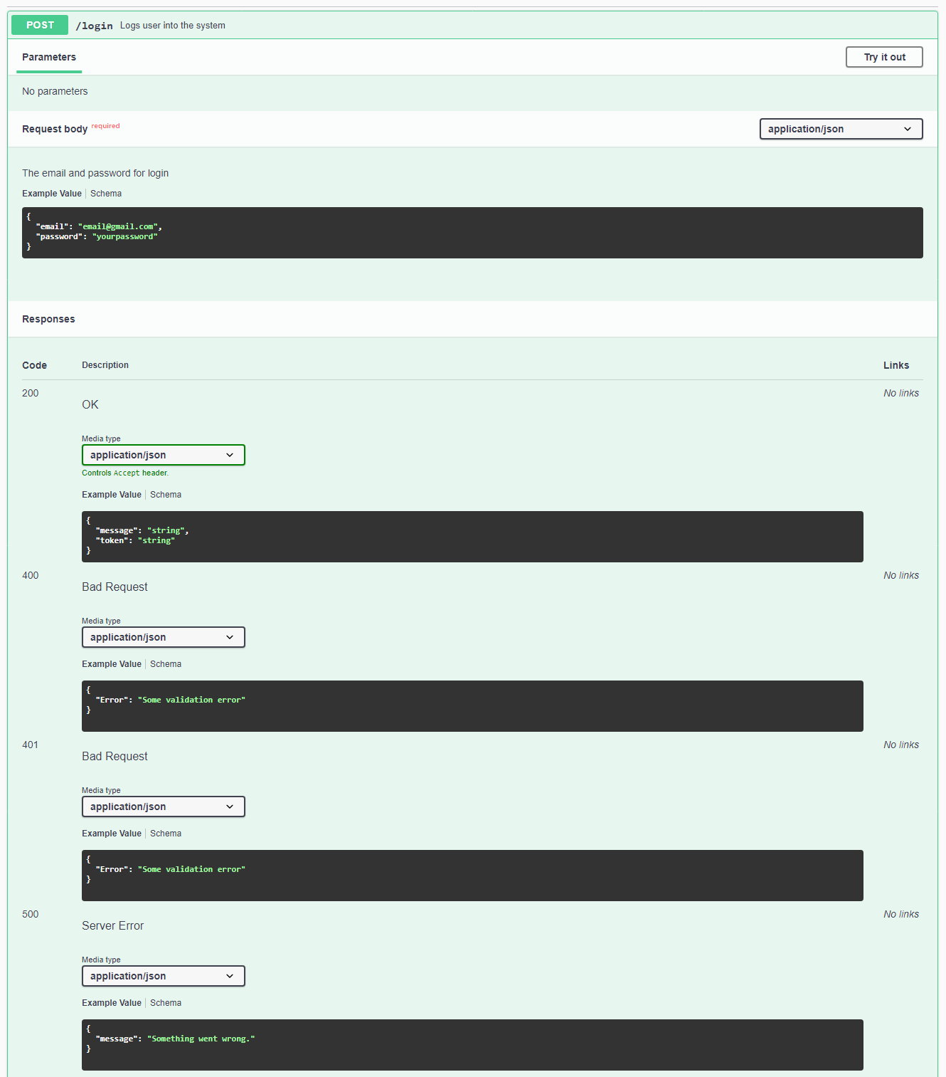 Make Responses section collapsible inside Operations · Issue #7274 · swagger-api/swagger-ui · GitHub