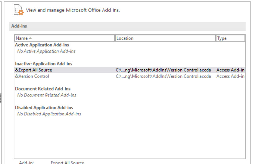 Says its "installed" in the add in manager but its disabled in the options menu · Issue #28 ...