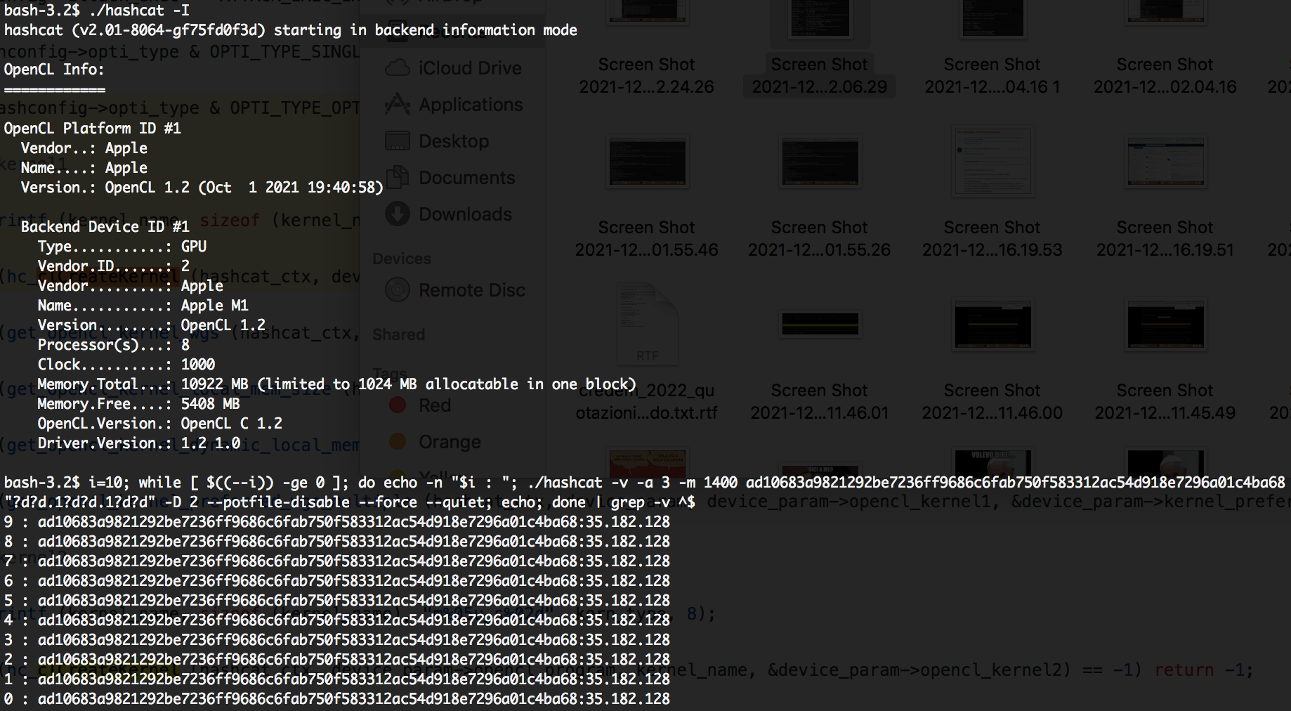 OSX MBA Fails to Crack Some SHA256 (-m 1400) · Issue #2507 · hashcat/hashcat · GitHub